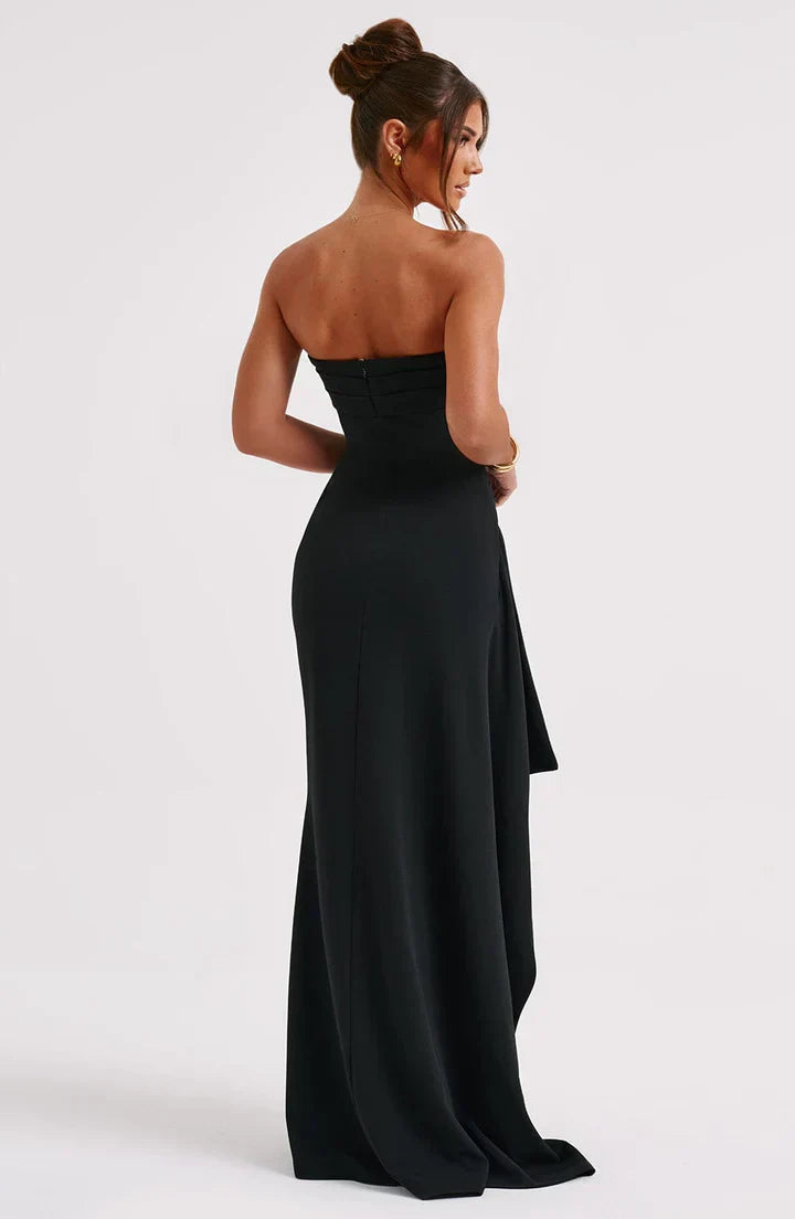 Stacy | Off-Shoulder Maxi Dress – Morgan & Madison
