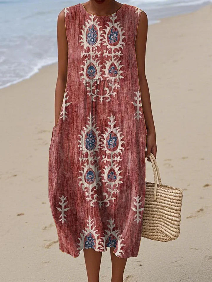 Deb - Sleeveless Summer Pocket Dress – Morgan & Madison