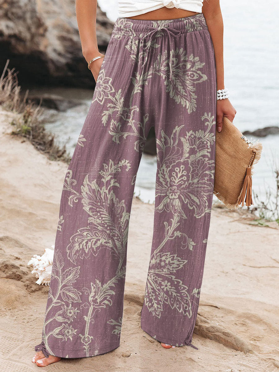 Lyzandra - Coastal Breeze Boho Pants – Morgan & Madison